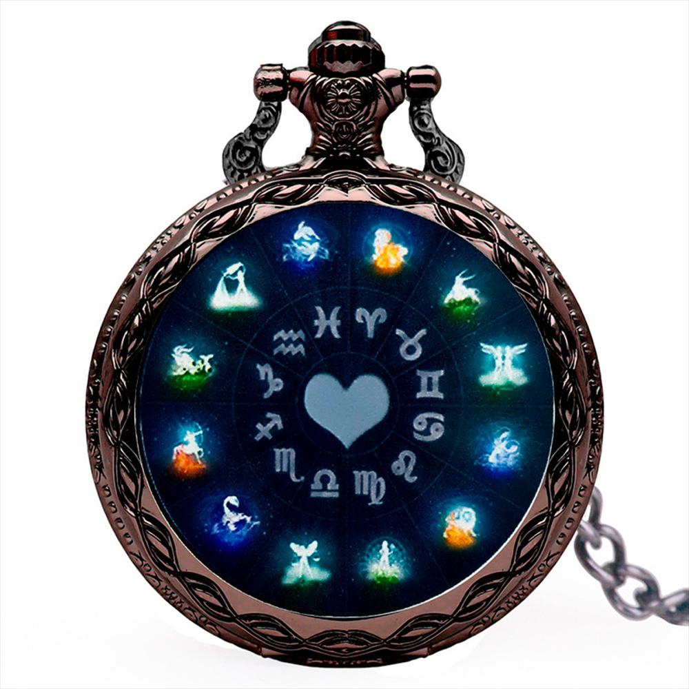 exito.com | Reloj Bolsillo Signos Zodiacales 12 Casas Negro | Éxito