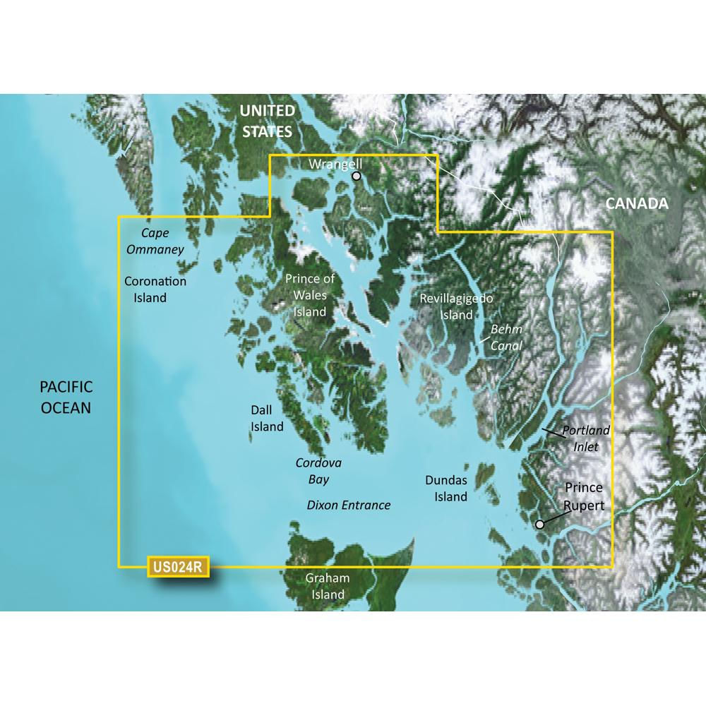 Garmin Vus024R Wrangell To Dixon Ent Bluechart G3 Vision img #1