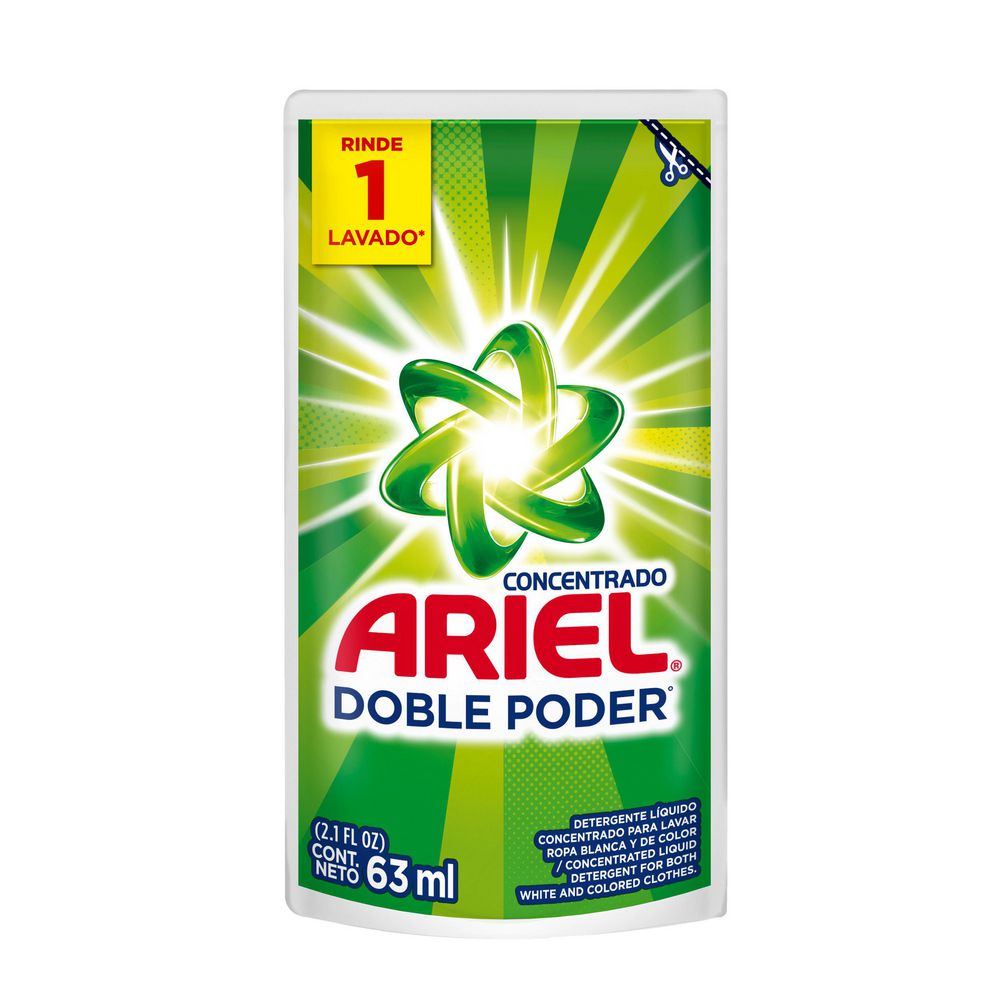 exito.com | Detergente Liquido Sachet ARIEL 63 ml