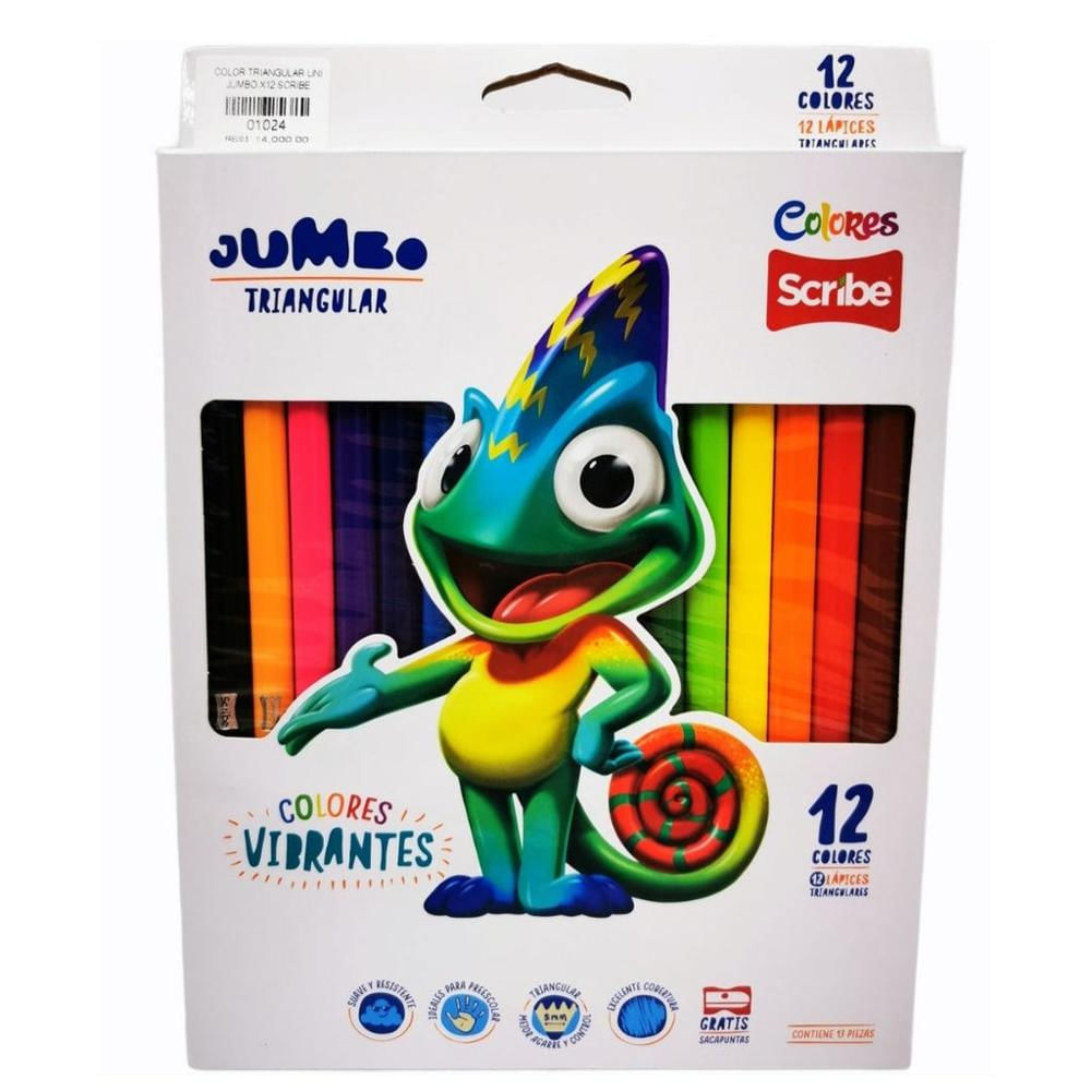 Colores Scribe X12 Jumbo Largo img #1
