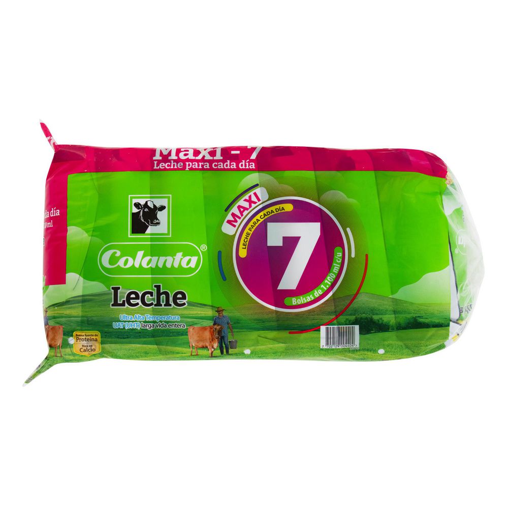 exito.com | Leche Maxilitro Entera X7 Unds COLANTA 7700 ml