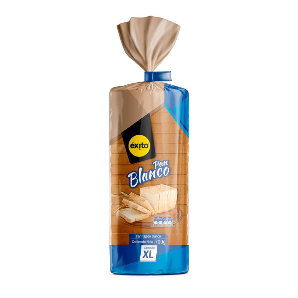 PAN TAJADO BLANCO EXITO MARCA PROPIA 700 gr img #1