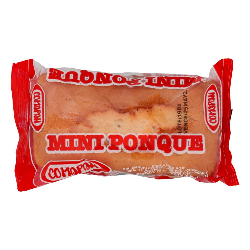 exito.com | Ponque COMAPAN Mini Frutas (80 gr)
