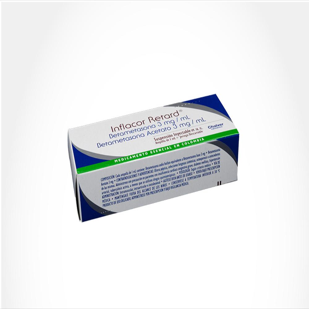 exito.com | Inflacor Retard Betametasona Acetato 3Mg Caj 1 Amp 1 | Éxito
