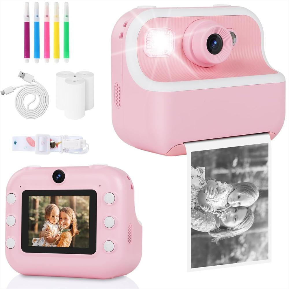 exito.com | Camara De Impresión M8 Instantanea Niños Doble Rosa | Éxito