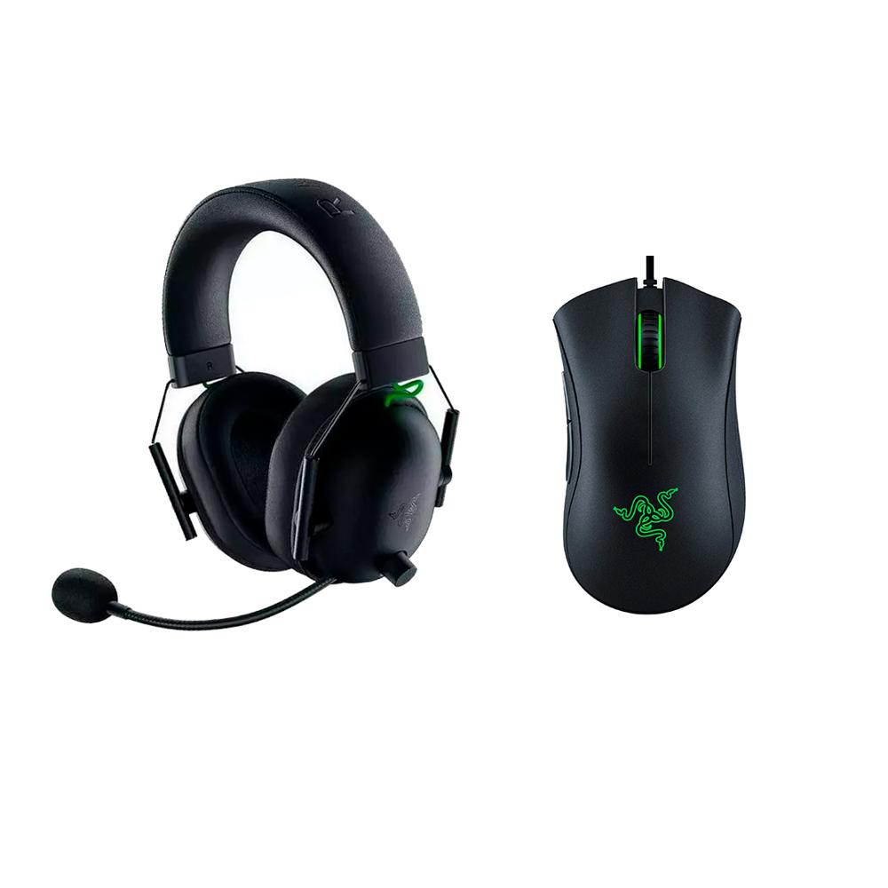 exito.com | Combo Razer Diadema Blackshark V2 X + Mouse Deathadd | Éxito