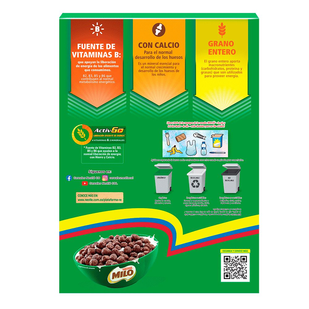 exito.com | CEREAL MILO MILO CEREAL 16X700G (700 gr)