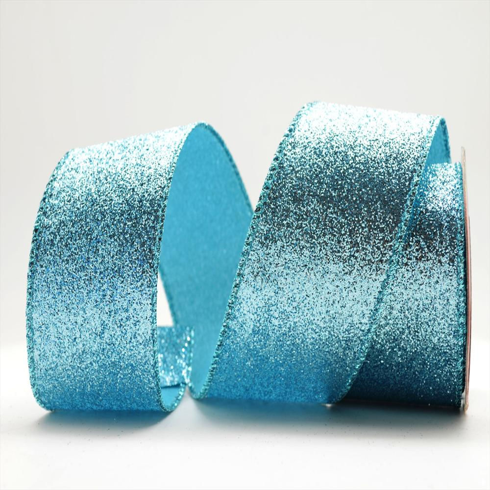 Cinta Alambrada 2.5 Pulgadas X10yd Escarchada Azul img #1