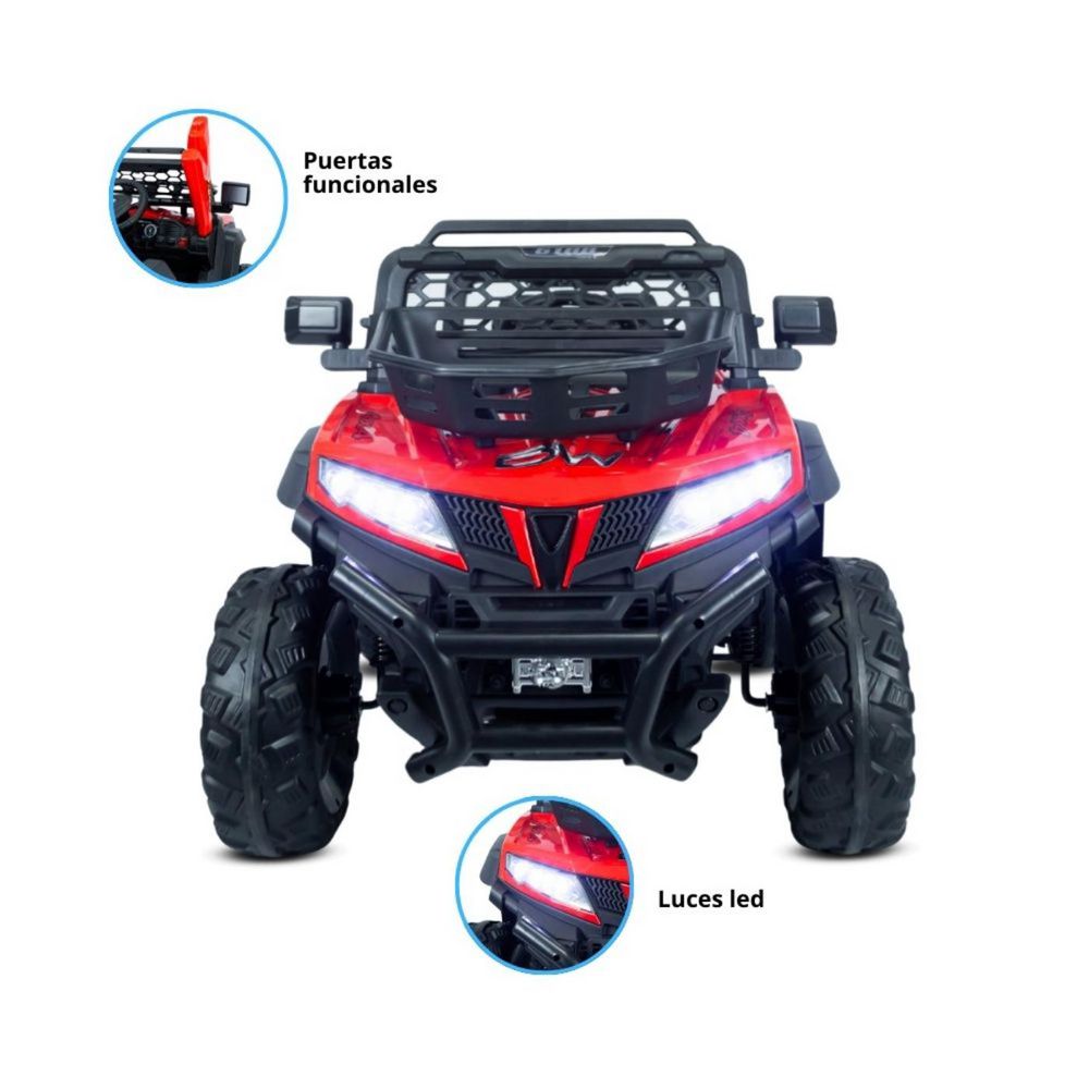 exito.com | Carro Electrico Para Niños Montable Midnight Dlx Rojo