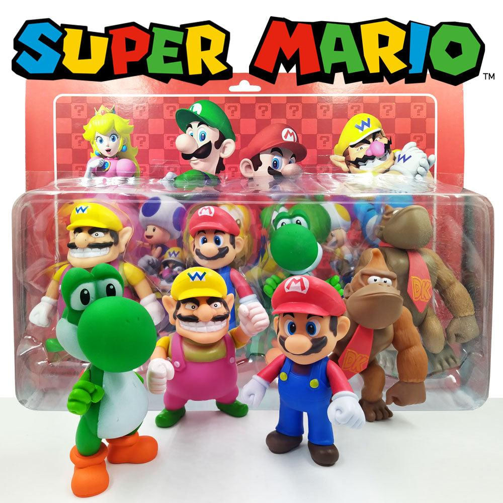 Super Mario Bros Figuras Coleccionables X4 Muñecos Niños img #2