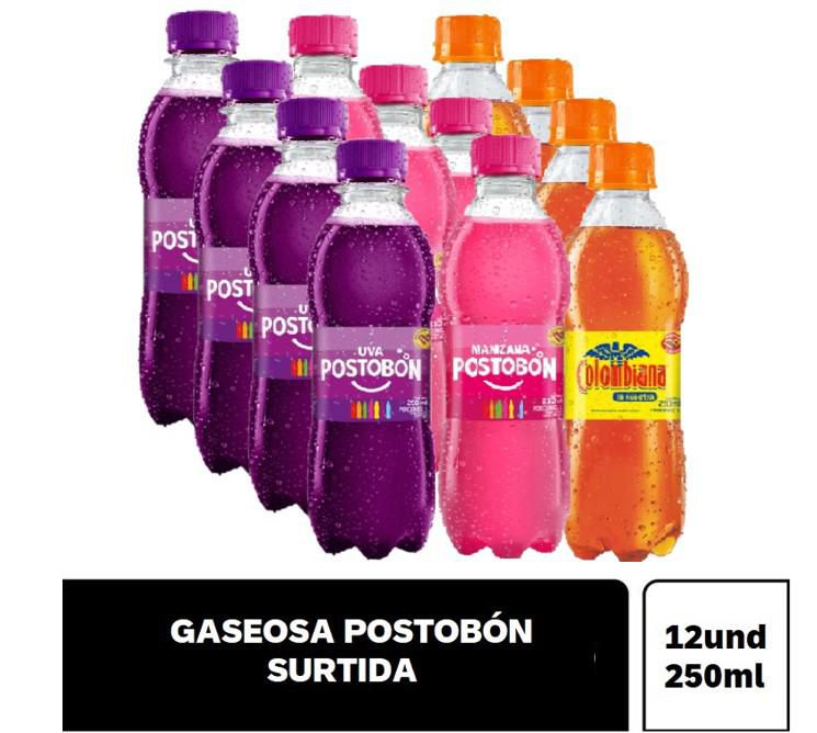 exito.com | Gaseosa POSTOBON Surtida x12 und (3000 ml)