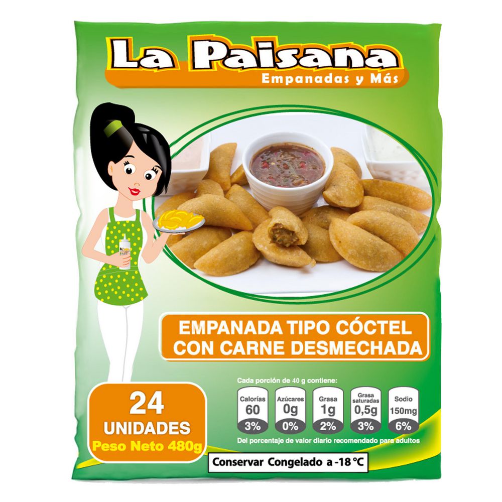 exito.com | EMPANADA COCTEL CARNE LA PAISANA 480 gr