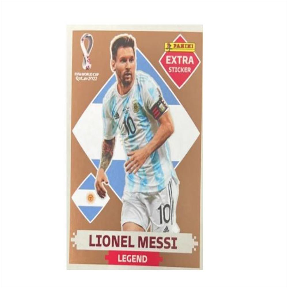Lamina Bronze Extra Legend Lionel Messi Panini Qatar | Éxito
