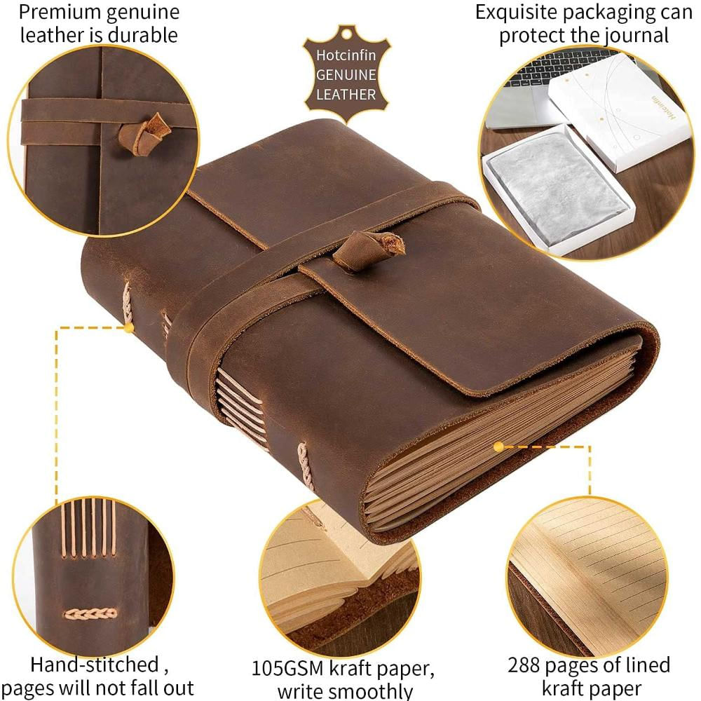 exito.com | Cuaderno De Escritura De Diario De Cuero Genuino | Éxito