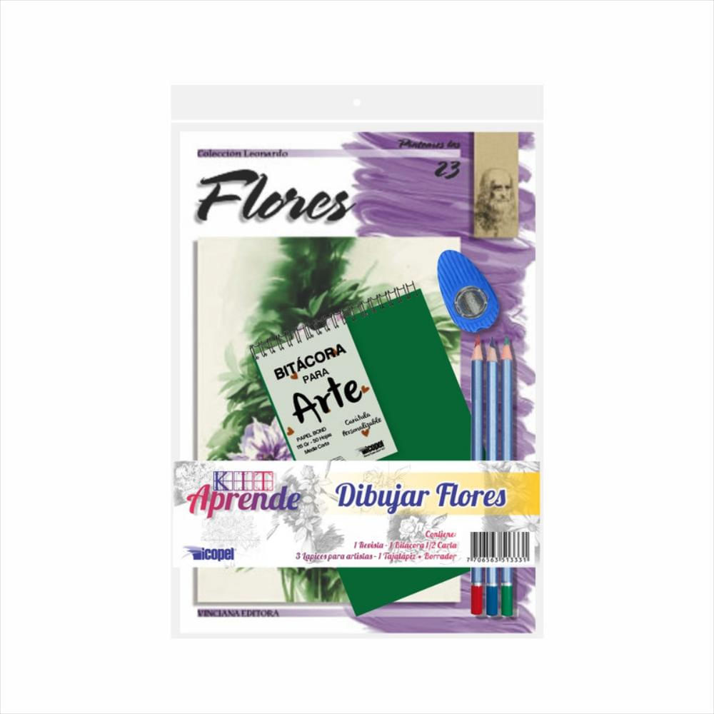 exito.com | Kit Aprende Dibujar Flores 7 Piezas | Éxito