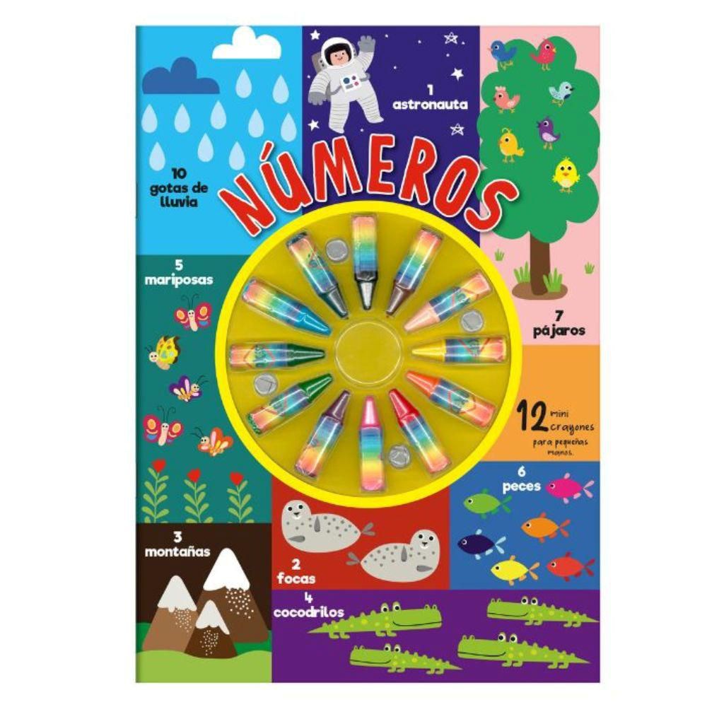 Libros Para Colorear Crayolas Numeros, Koral Books img #1