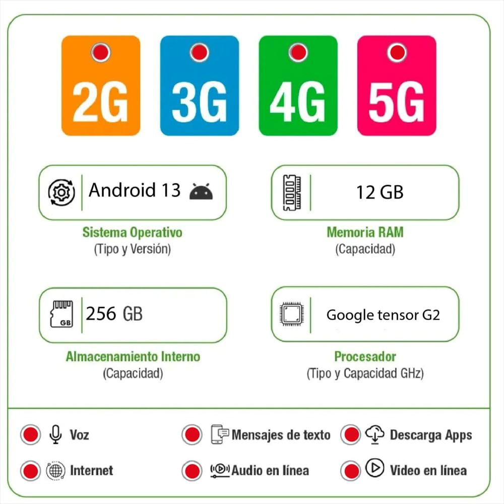 Celular Google Pixel 7 Pro 256Gb 12Gb Ram Blanco img #4