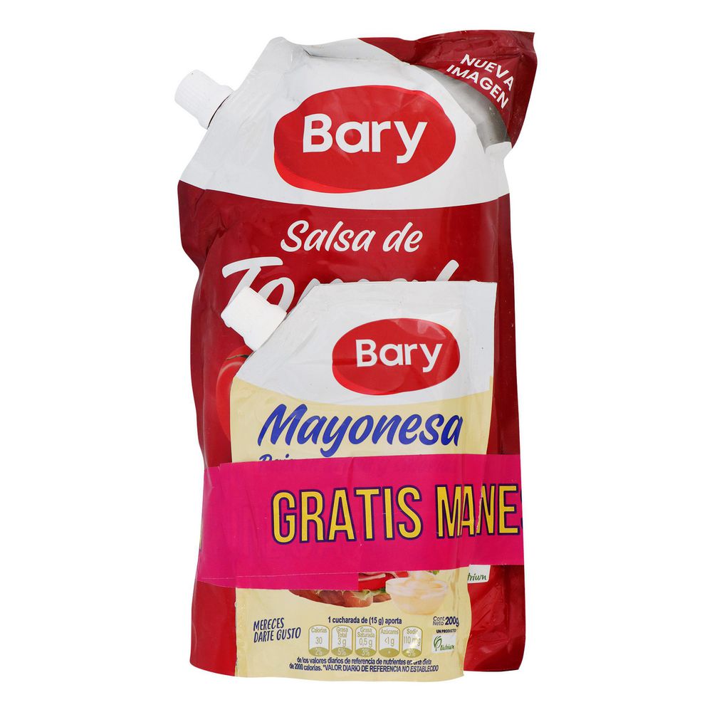 exito.com | Salsa De Tomate BARY Familiar + Mayonesa 200gr (1 und