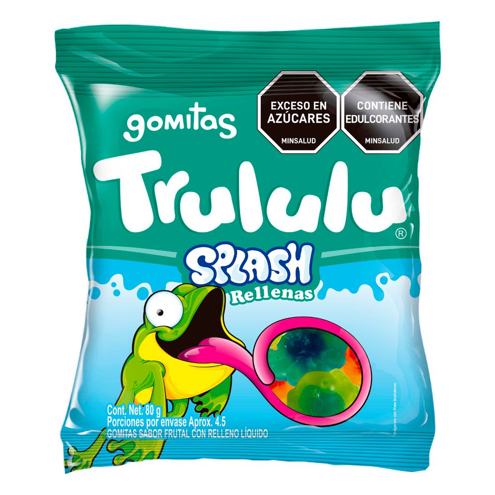 exito.com | Gomitas TRULULU Splash Frutal Relleno Liquido (80 gr)