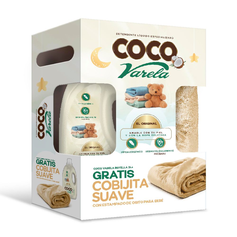 exito.com | Detergente Líquido COCO VARELA + Cobija Suave (3000 m