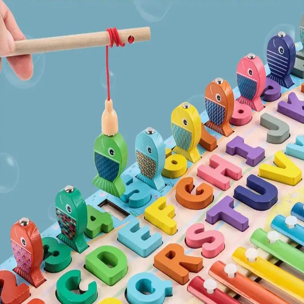 Juego Didactico Educativo Letras Numeros Figuras, Para Niños img #4