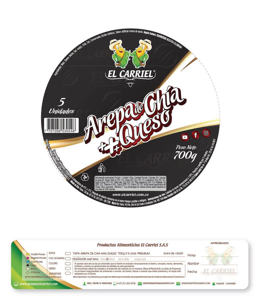 exito.com | Arepa EL CARRIEL (700 gr)