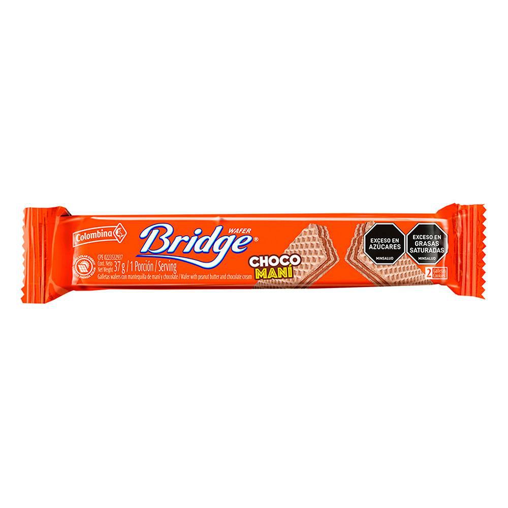 exito.com | Galletas BRIDGE wafer choco maní (37 gr)