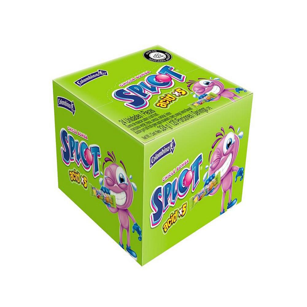 Chicle COLOMBINA splot ácido (324 gr) img #1