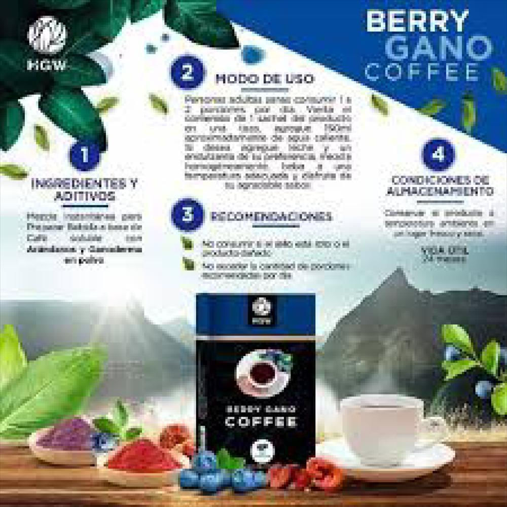 exito.com | Berry Gano Coffee Café Instantáneo Con Arándanos Y G | Éxito