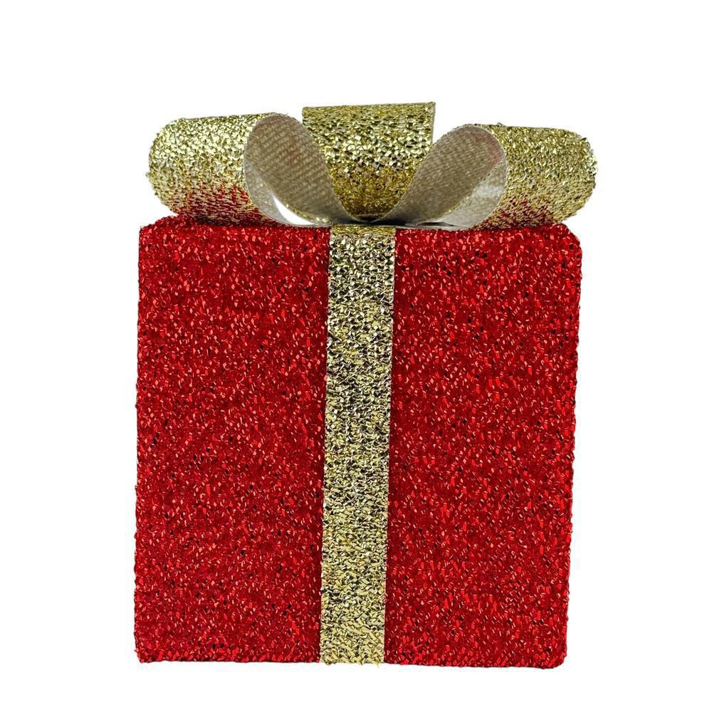 exito.com | Caja De Regalo L Rojo Textura Y Moñ FINLANDEK 13019007