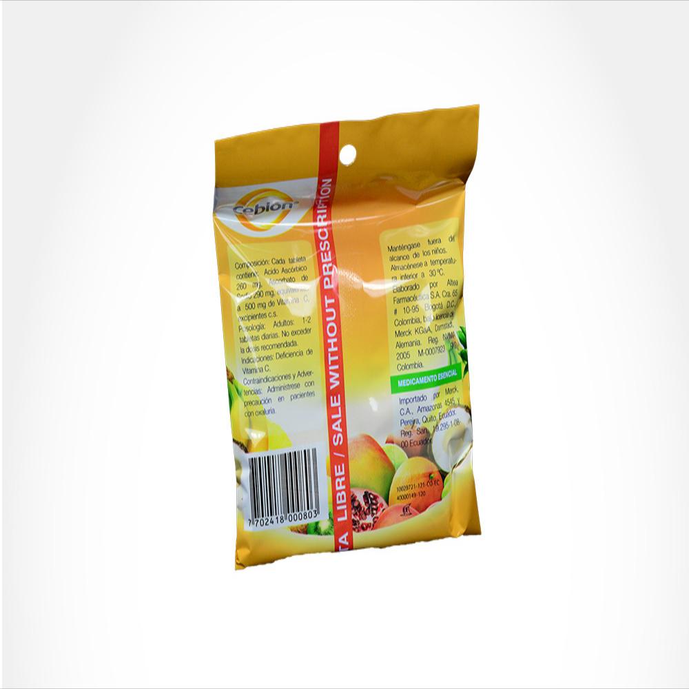 Cebion Vitamina C (Acido Ascorbico) 500Mg Tab Mas Oral Tropical Sob 12 ...