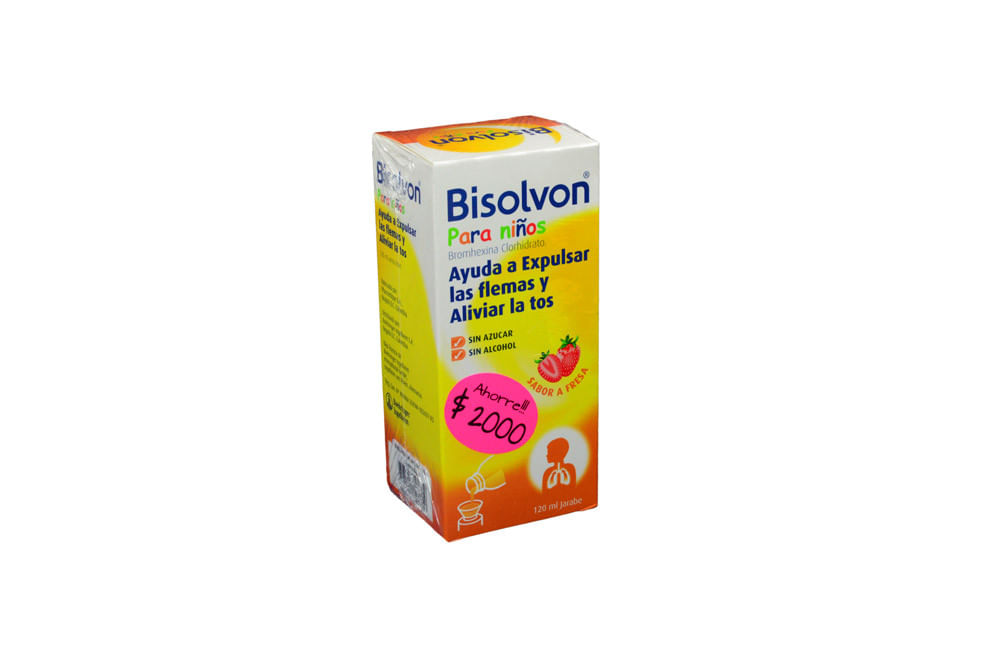 Of.Bisolvon Bromhexina Clorhidrato .08G/100Ml Sol Oral Niños / Ahorre ...