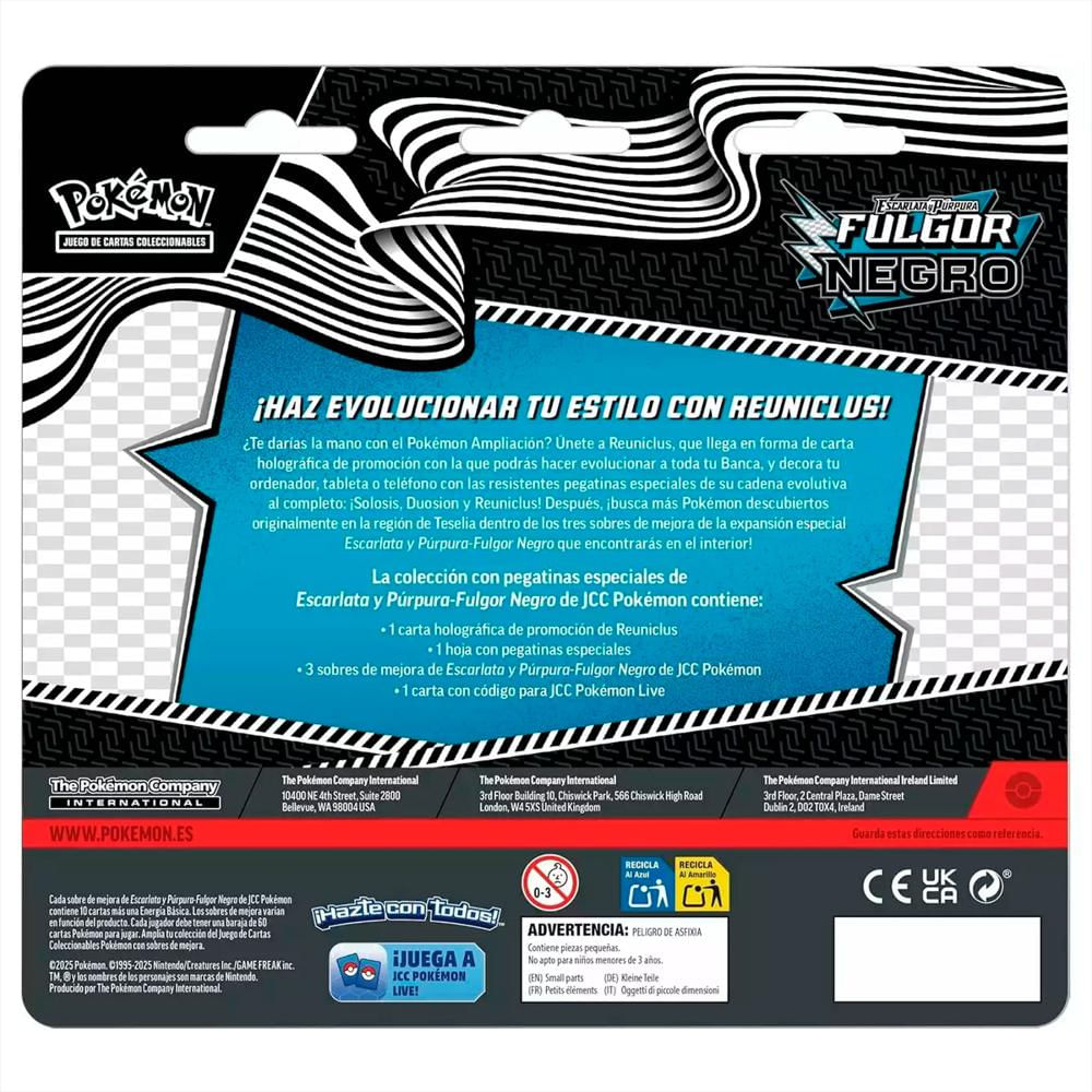 Cartas De Pokemon Tcg Sv Black Bolt Tech Sticker Collection Spa img #2