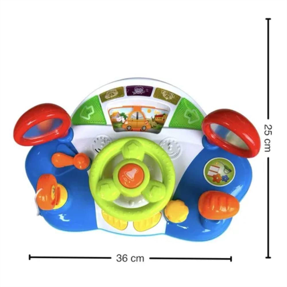 Juguete Volante Interactivo Para Bebe Timón Luces Y Sonidos img #4