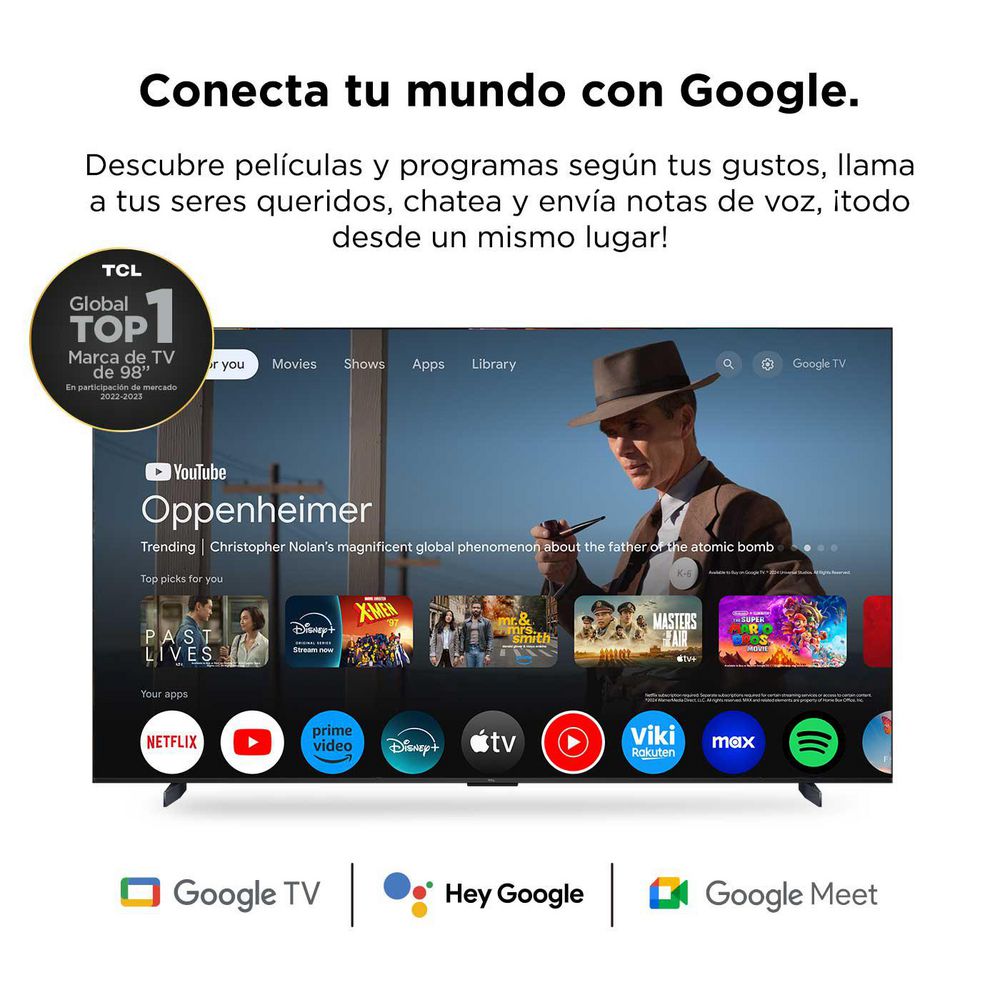Televisor TCL 98 pulgadas LED Uhd4K Smart TV 98P755 img #7