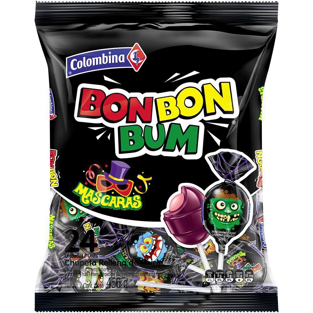 CHUPETA MASCARAS COLOMBINA (456 gr) img #1