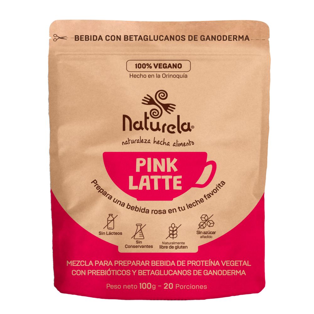 Leche NATURELA mezcla rosa 100% vegano (100 gr) img #2