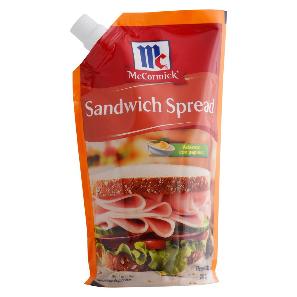Aderezo MCCORMICK MARCA EXCLUSIVA sándwich con pepino (350 gr) img #1