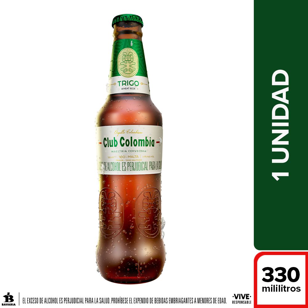 Cerveza CLUB COLOMBIA trigo (330 ml) img #1