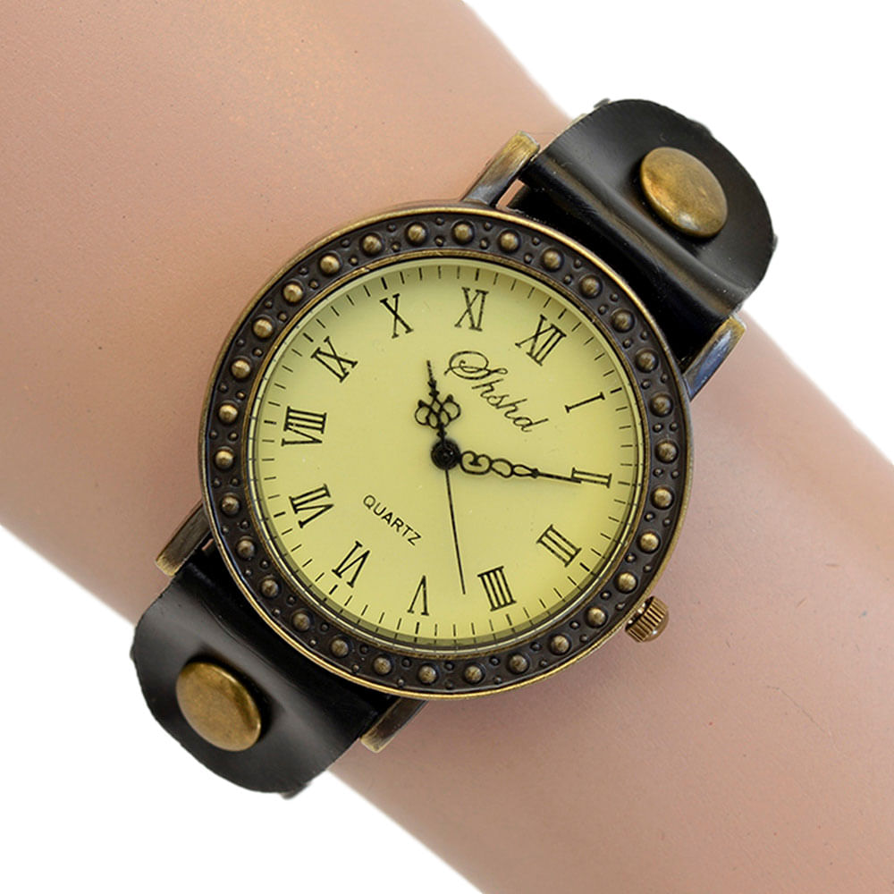 exito.com | Reloj Vintage Romano - Negro | Éxito