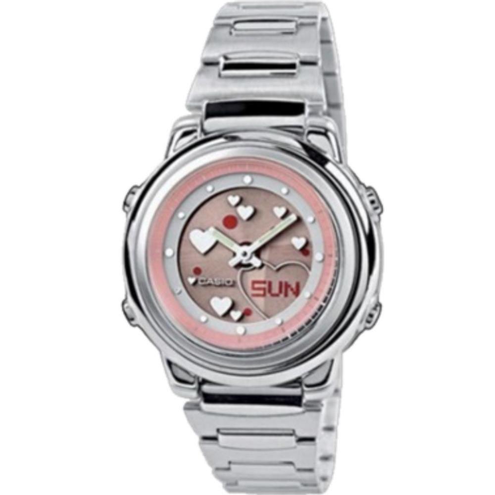 exito.com | Reloj Casio Law-25D-4A Plateado Fondo Rosa Acero Ino | Éxito