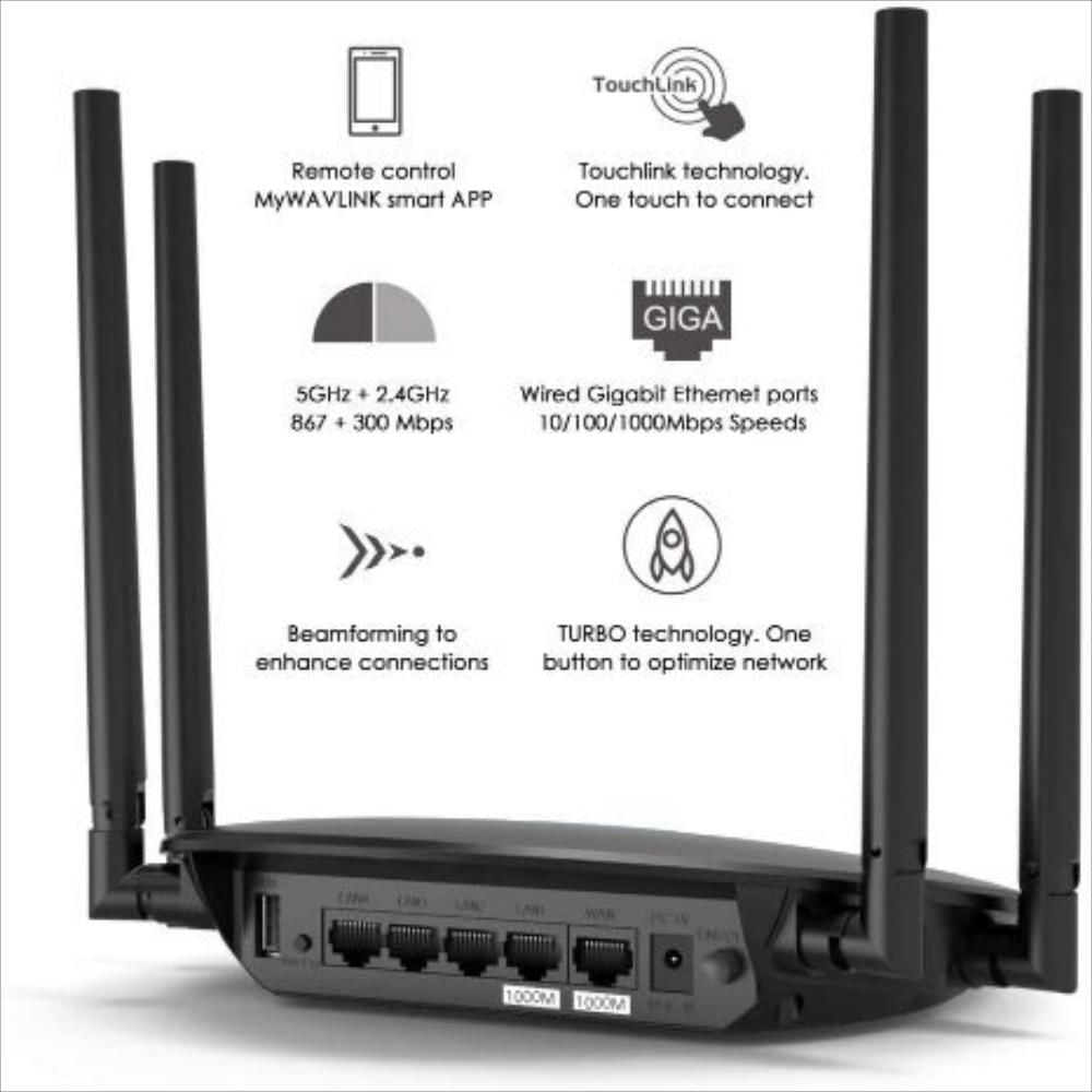 exito.com | Router Wifi Ac 1200 Gigabit Antenas Omnidireccionale | Éxito