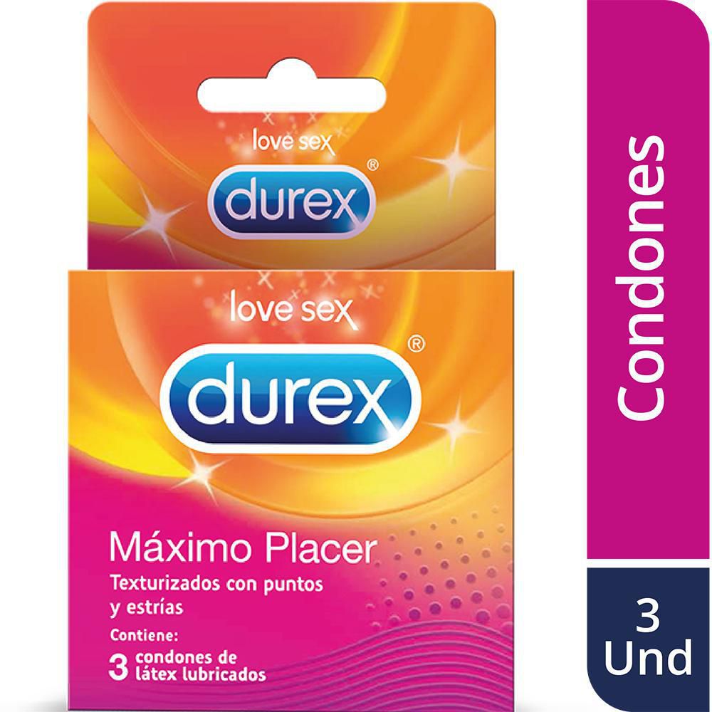 Condones Máximo Placer X 3 Unds - exito.com