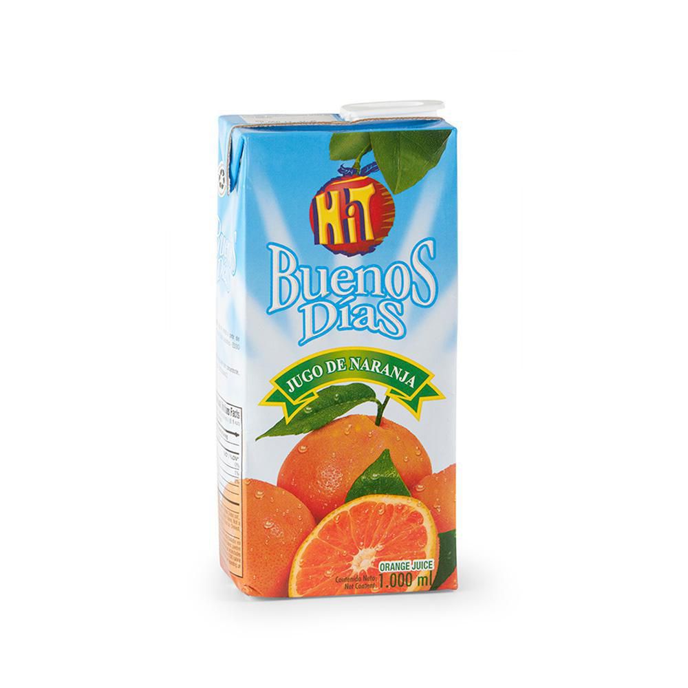 Jugo Hit 100% Jugo de naranja Tetrapack x 1 Litro - exito.com